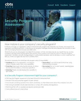 Security Program Assessment - Infosheet - Download