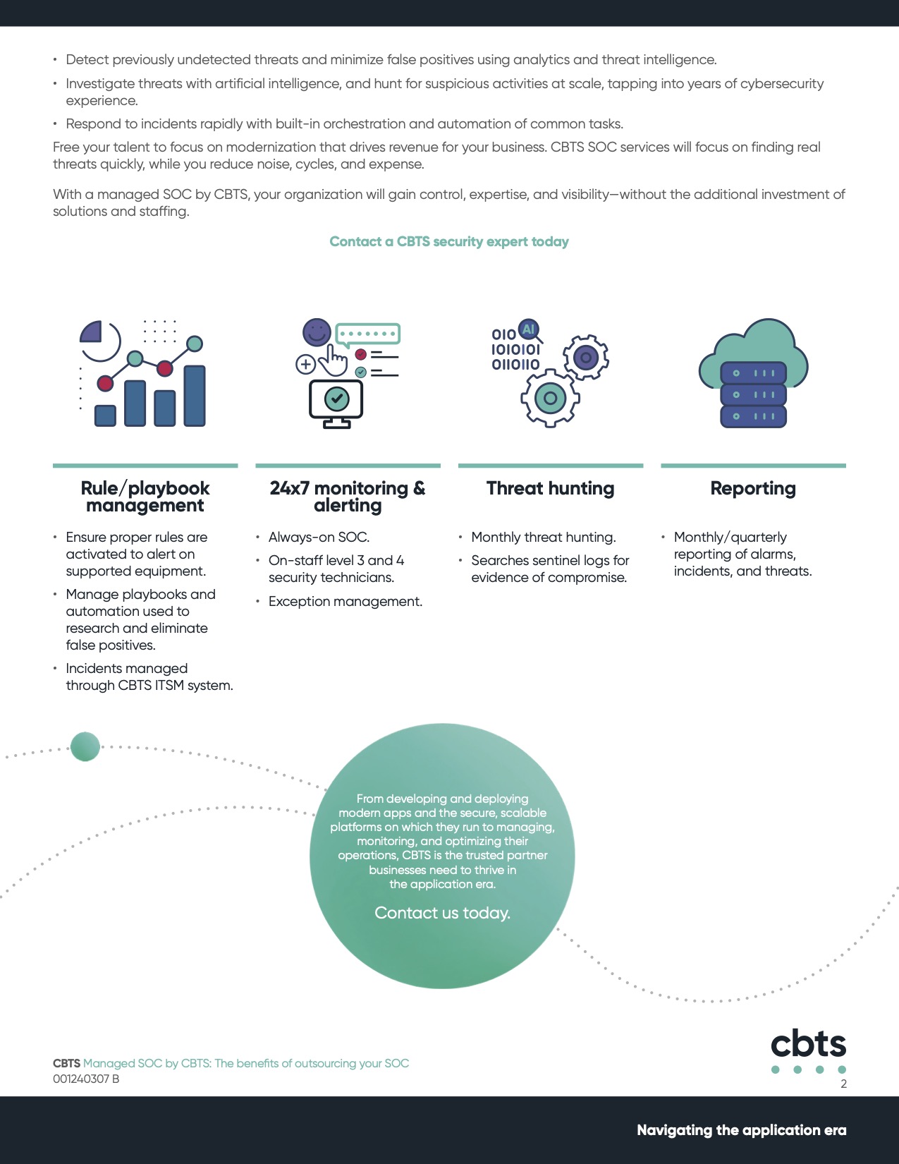 Managed SOC by CBTS: The benefits of outsourcing your SOC