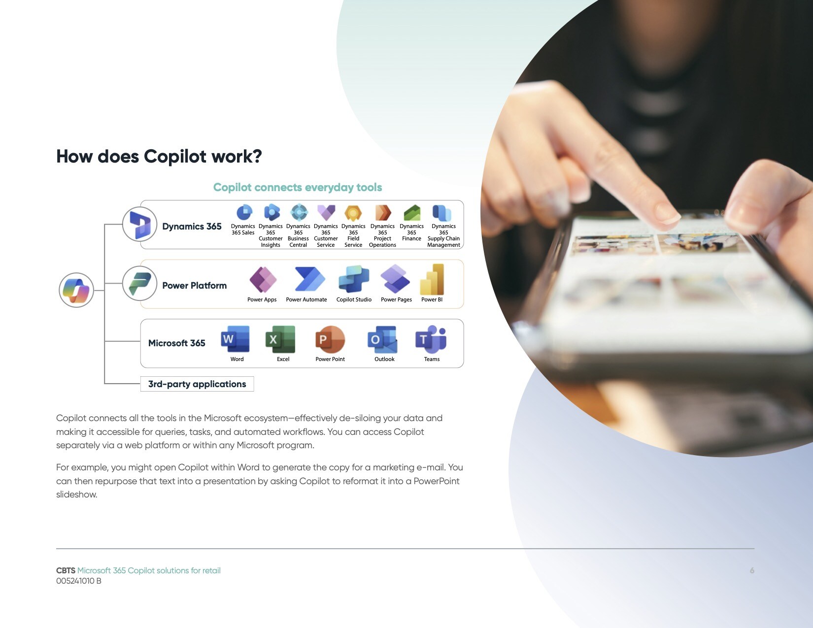 Microsoft 365 Copilot solutions for retail